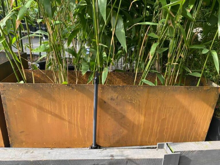 Corten Steel Planter Boxes Melbourne - Bamboo Plus