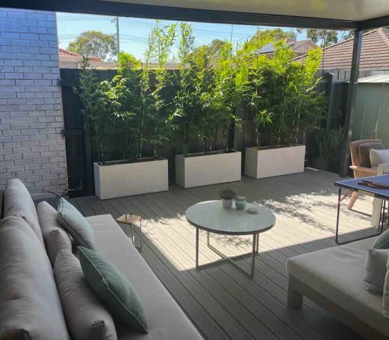 Powder Coated Steel Planter Boxes - Bamboo Plus