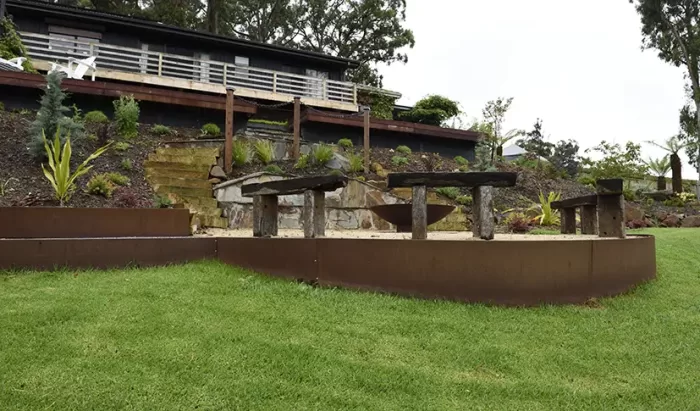 REDCOR® Corten Steel Garden Edging - Bamboo Plus