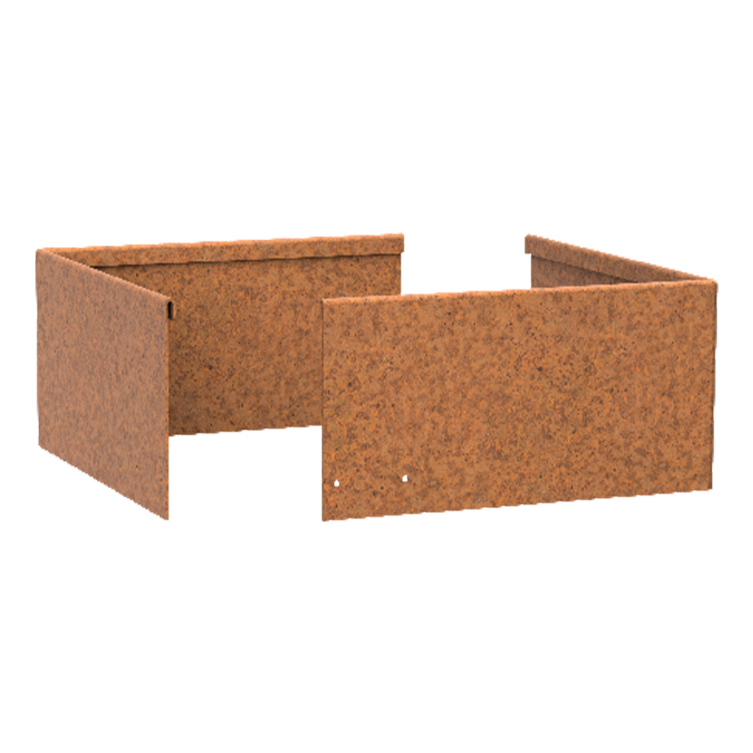 REDCOR® Corten Steel Garden Edging- Corners - Bamboo Plus