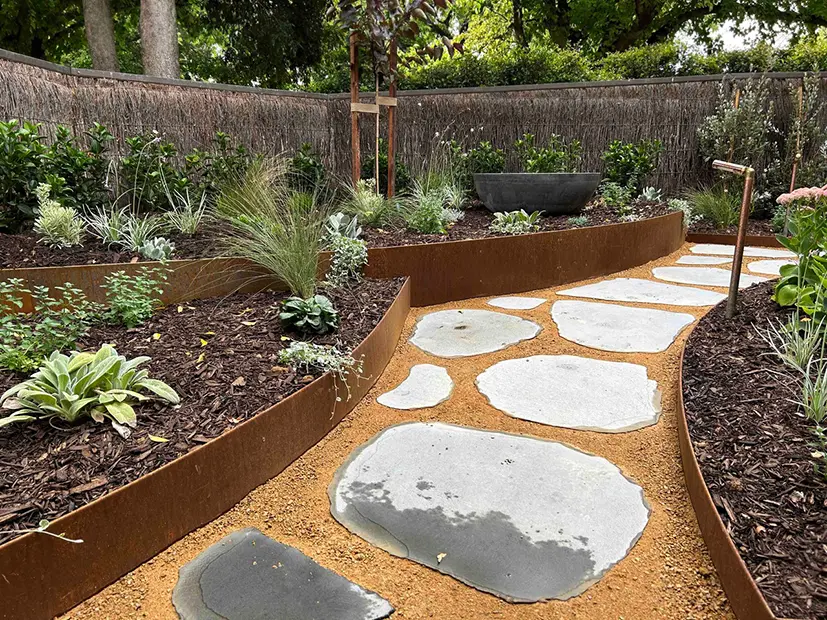 REDCOR® Corten Steel Garden Edging - Bamboo Plus