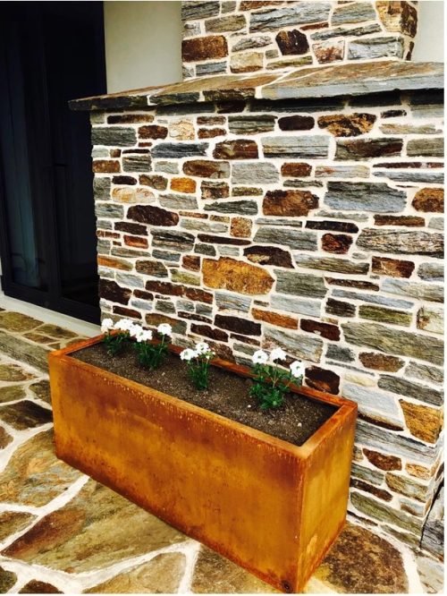 Corten Steel Planter Boxes Melbourne - Bamboo Plus